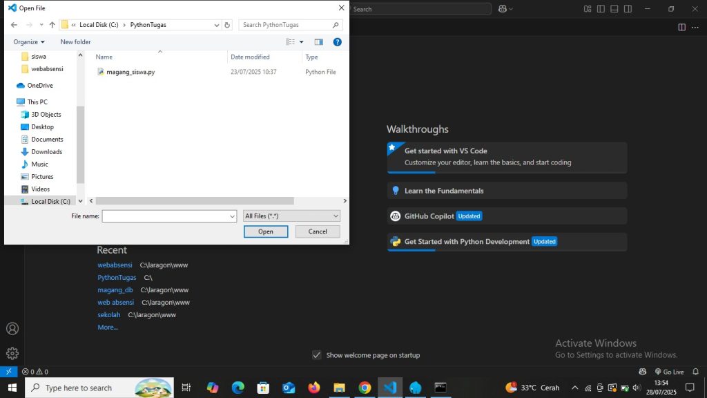 Panduan Lengkap Menambahkan Folder Baru dan Membuka Visual Studio Code ...