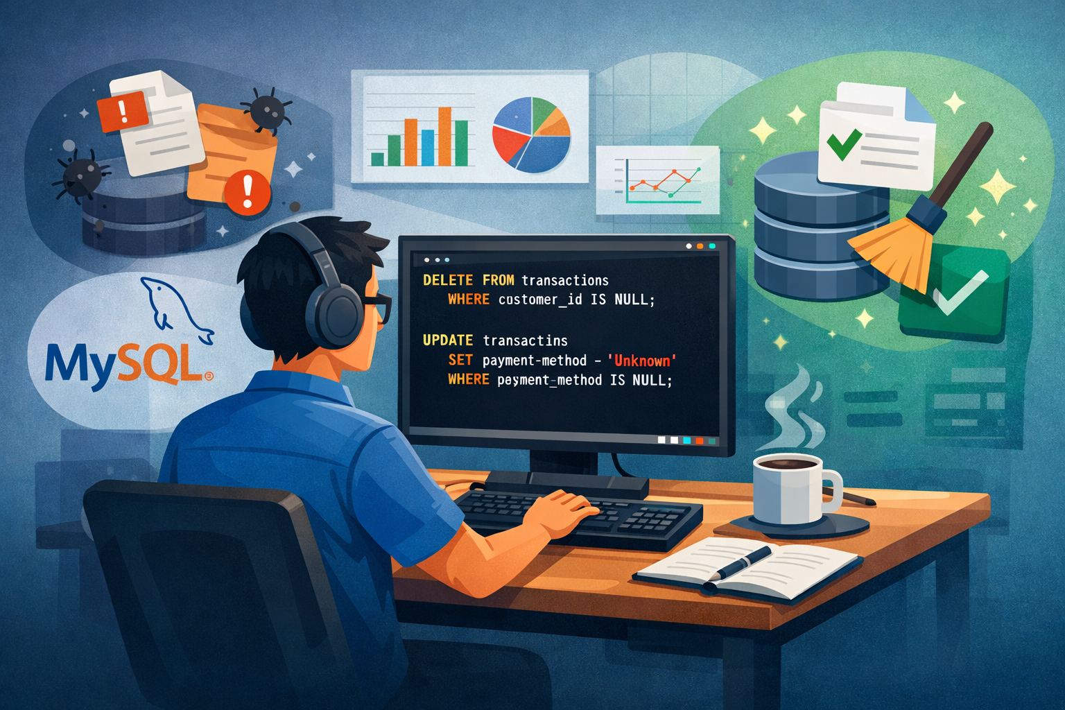 Cara Membersihkan Data Menggunakan CMD dan SQL untuk Analisis Data - Edusoft Center